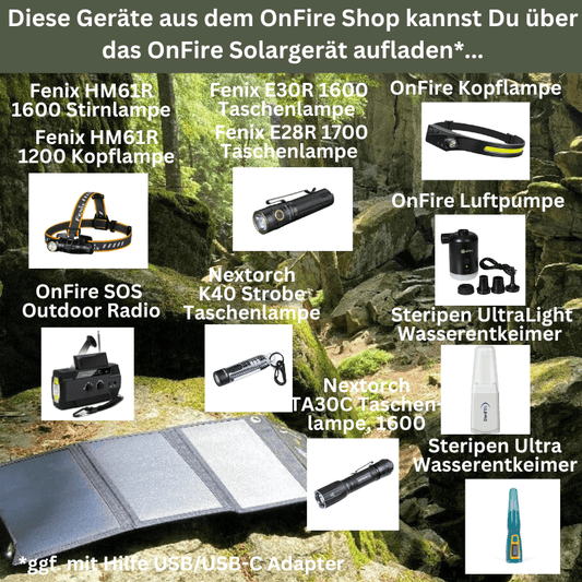 Survival & FireFighter Shop, Notvorrat & Behördenbedarf | OnFire Shop